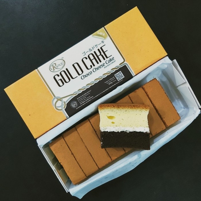 Jual Rious Gold Cake Choco Cheese Cake Mini - Berat 200 Gr | Shopee ...
