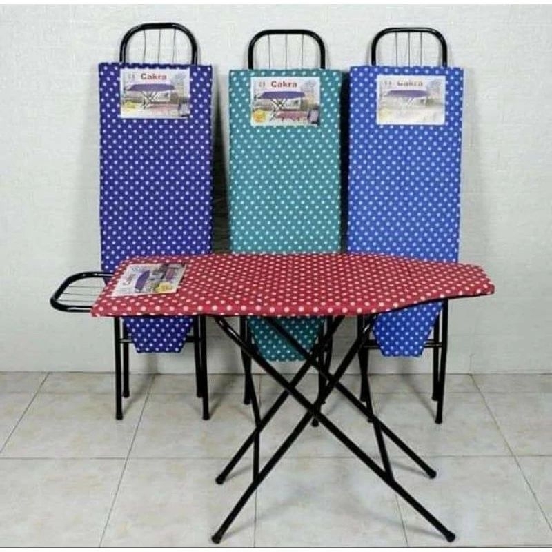 Jual MEJA SETRIKA LIPAT KAKI PANJANG alat setrika lipat rak setrika ...
