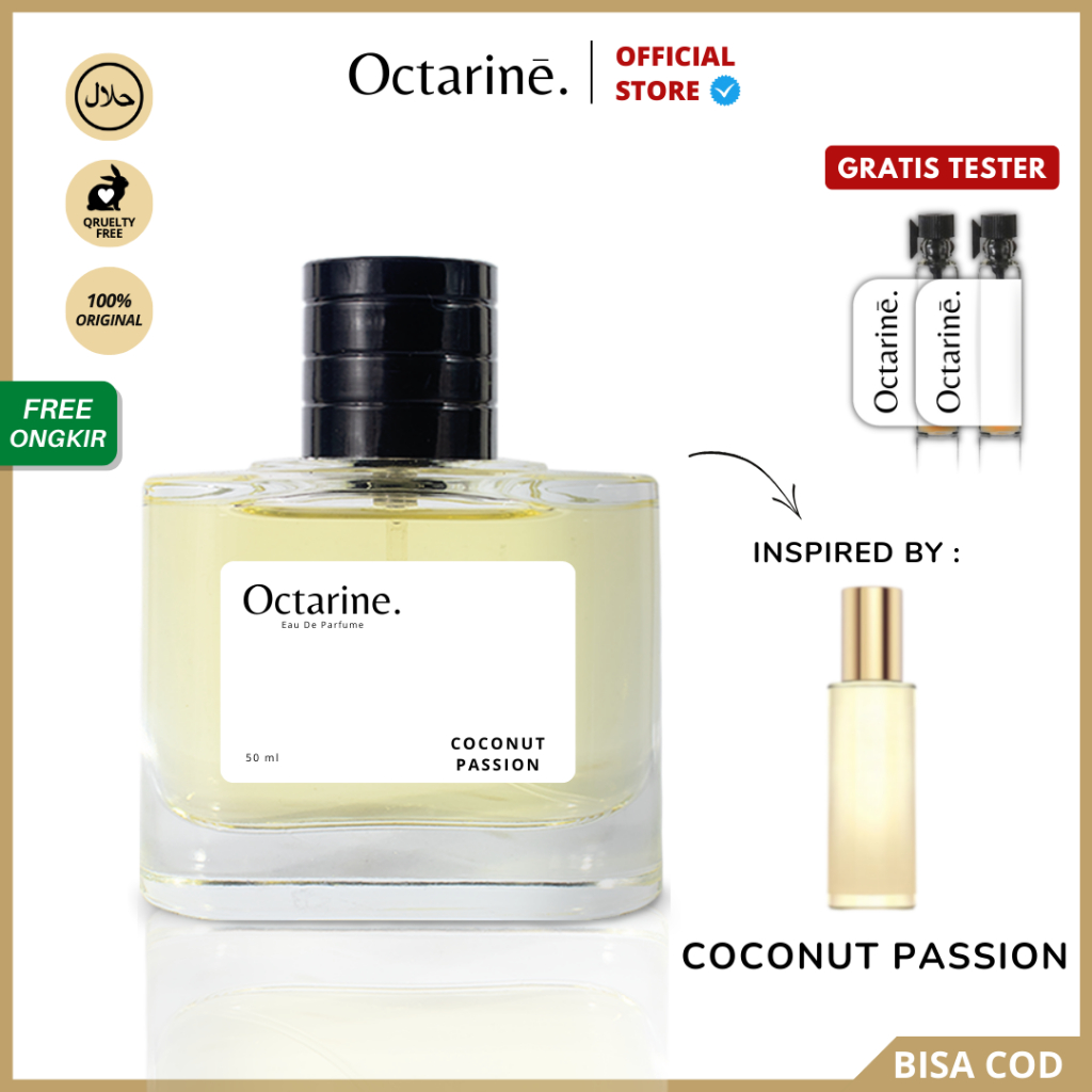 Jual Octarine - Parfum Wanita Tahan Lama Aroma Sweet Coconut Vanilla Inspired By Coconut Passion ...