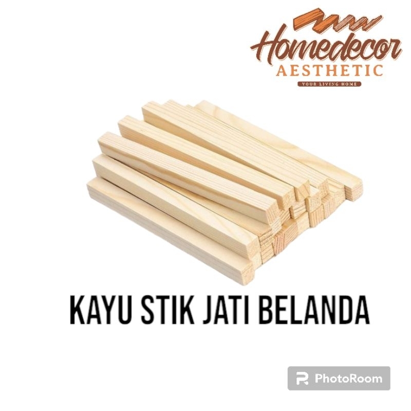 Jual Kayu Stik Jati Belanda Ukuran 2x2 Panjang 90cm | Shopee Indonesia