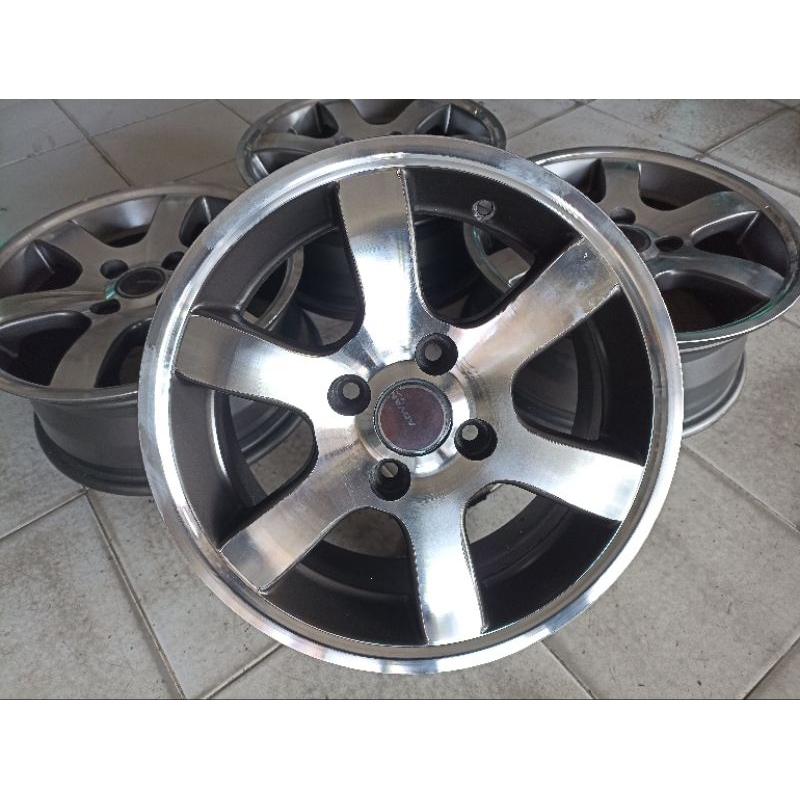 Jual velg compomotive made in england ring 14 pcd 4x100 | Shopee Indonesia