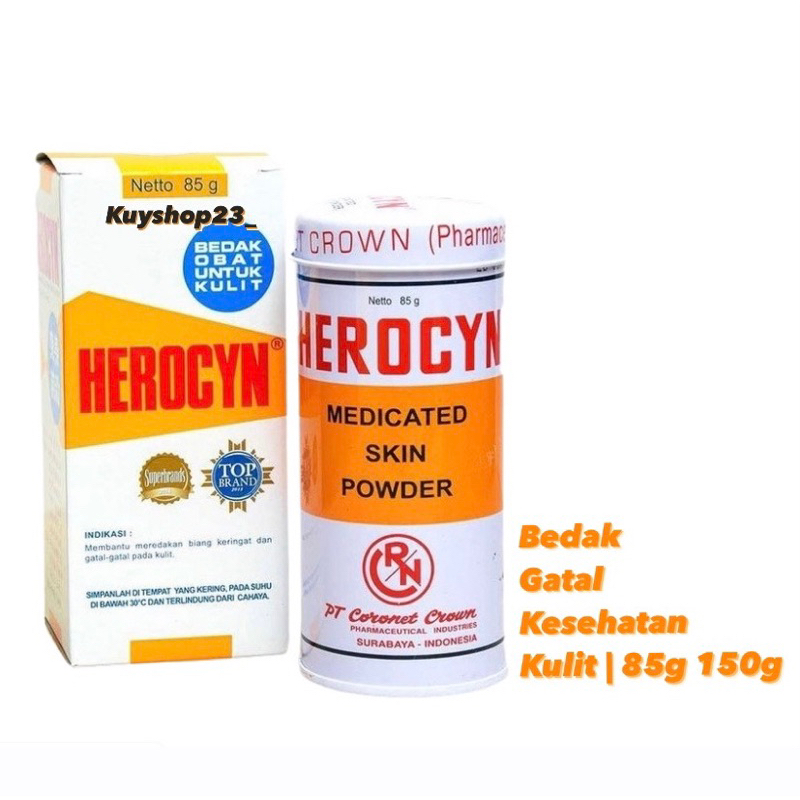 Jual Herocyn Medicated Skin Powder | Bedak Gatal Biang Keringat ...