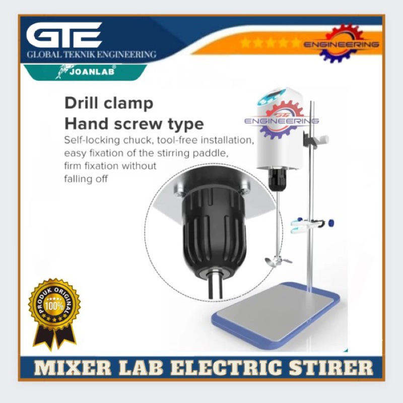 Jual Lab Mixer Overhead Stirrer 10L Joanlab 10 Liter OSC10L Electric ...