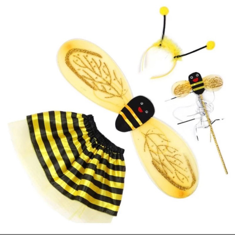 Jual kostum kumbang lebah anak | baju tawon | bee costume halloween ...