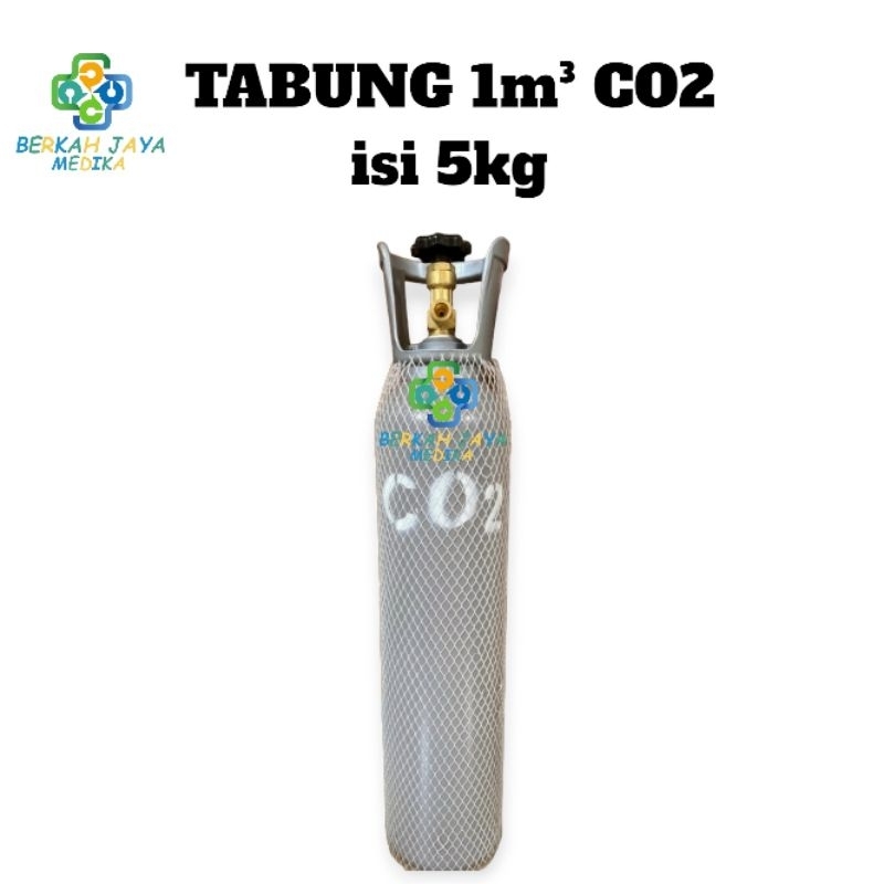 Jual Tabung Besi CO2 5 kg -Tabung Karbon Dioxide 1m3 | Shopee Indonesia