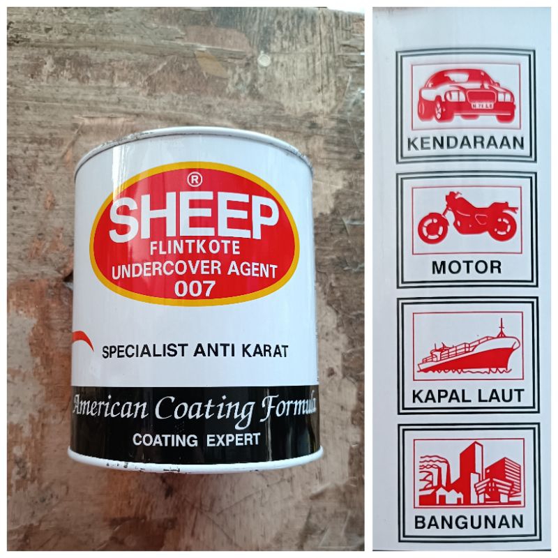 Jual Sheep Flinkote Plingkut Feninkut Cat Anti Karat Anti Bocor 1 Kg ...