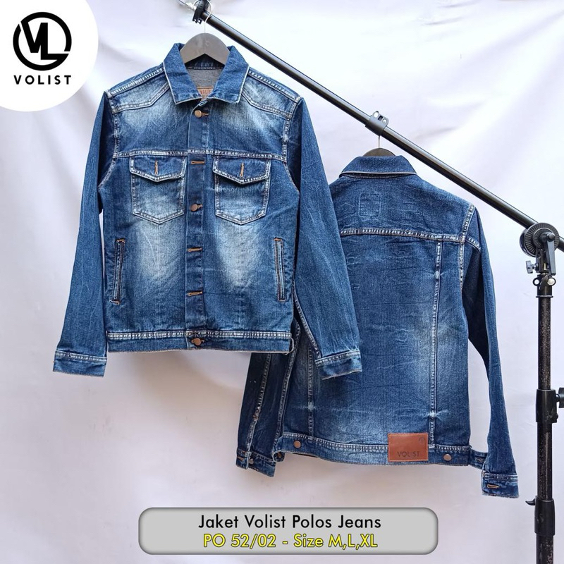 Jual VOLIST jacket jeans ALL VARIAN premium jacket | Shopee Indonesia