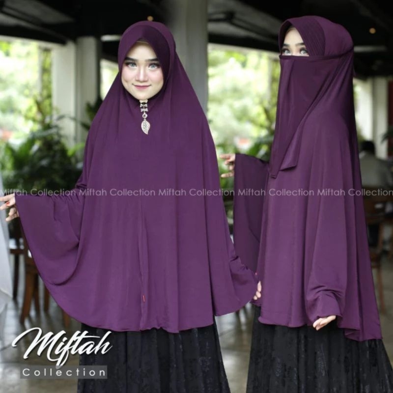 Jual Kerudung Cadar Jumbo Jersey Super Plus Cadar by Miftah Collection ...