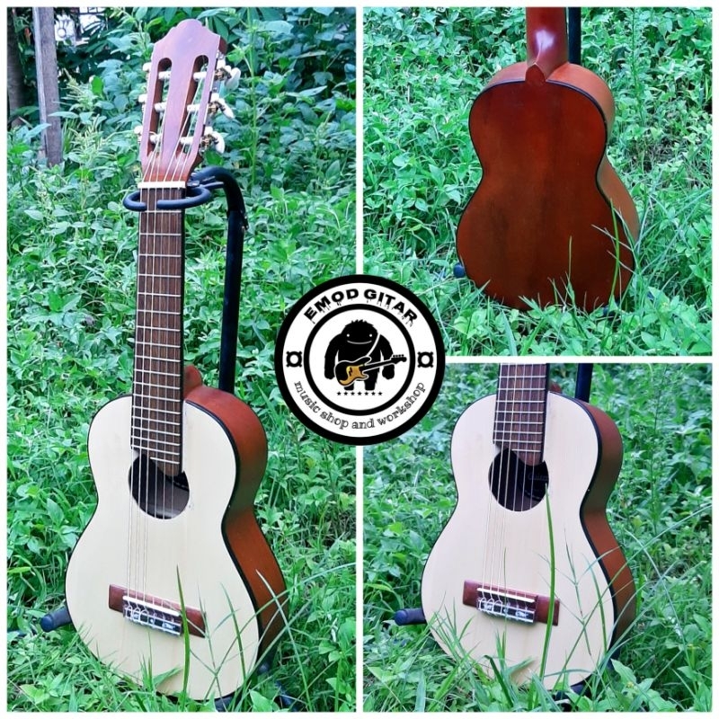 Jual gitarlele guitalele gitar kecil gitar mini gitarlele senar 6 nilon ...