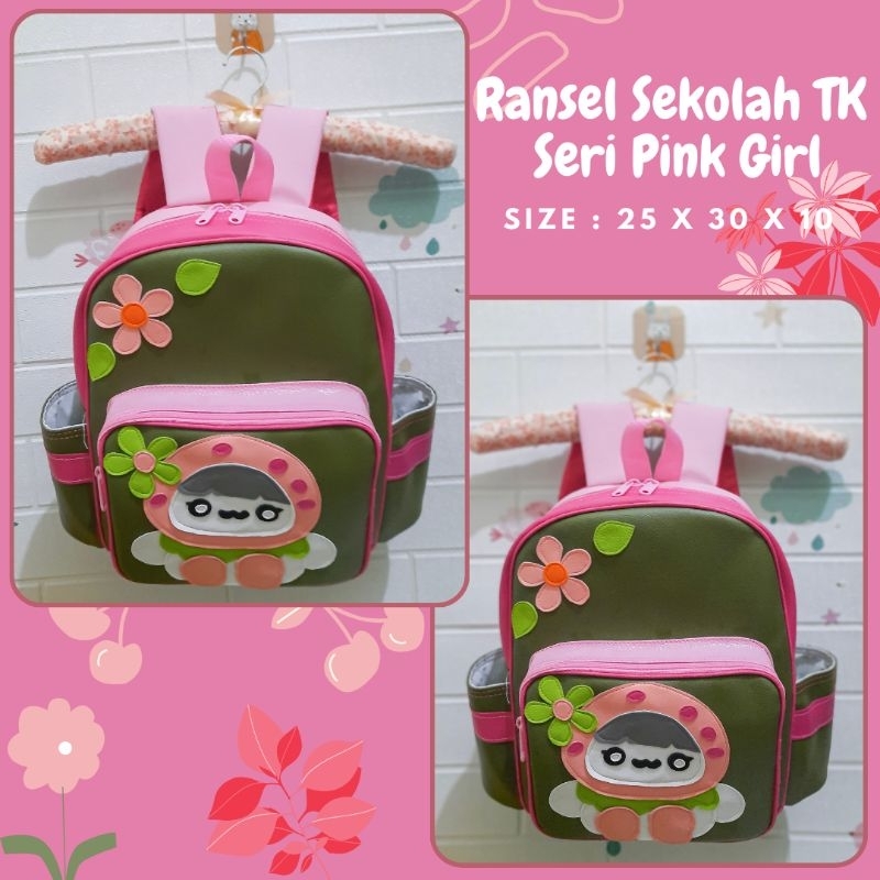 Jual Tas Ransel Sekolah Anak karakter Girly Paud TK bahan vynil | Shopee Indonesia