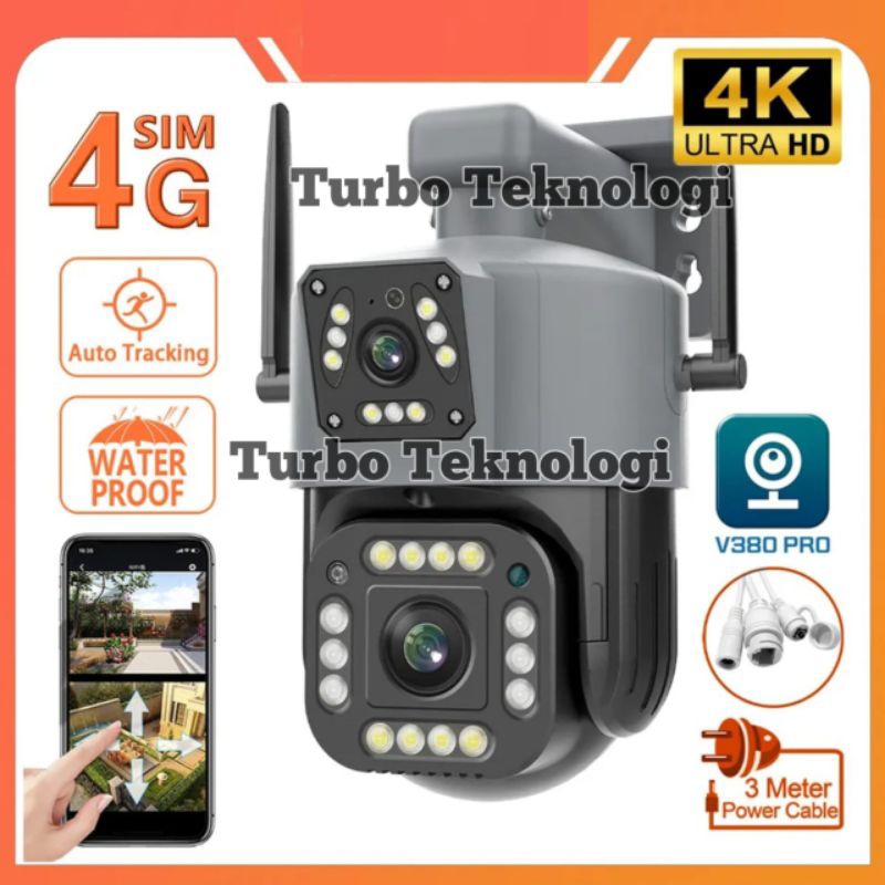 Jual CCTV 16MP Lan Camera Dual Lens Outdoor Camera Wifi IP Outdoor ...