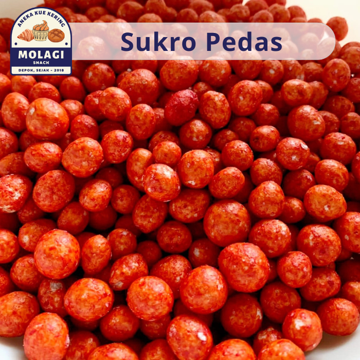 Jual Kacang Sukro Pedas / Kacang Atom Sukro Pedas 250 Gram - Molagi ...