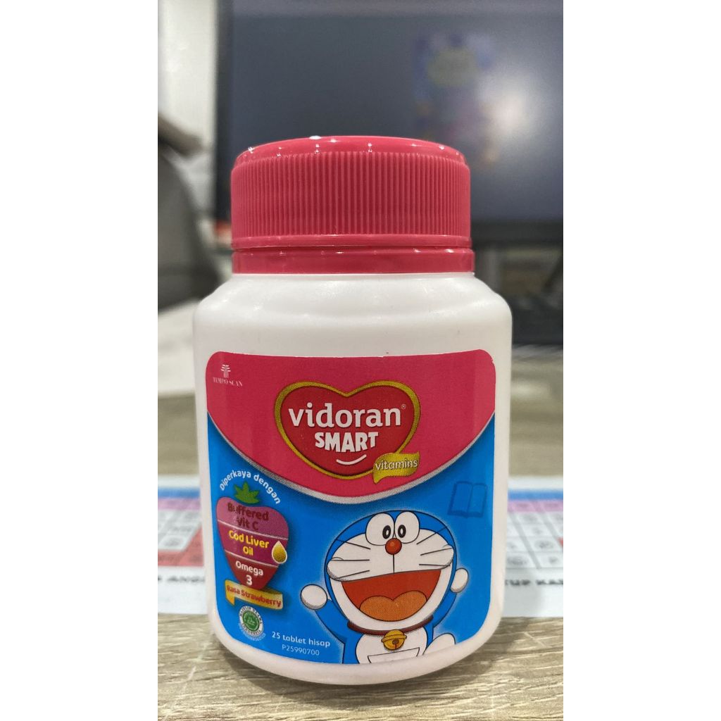 Jual VIDORAN SMART STRAWBERRY TABLET (25's) | Shopee Indonesia