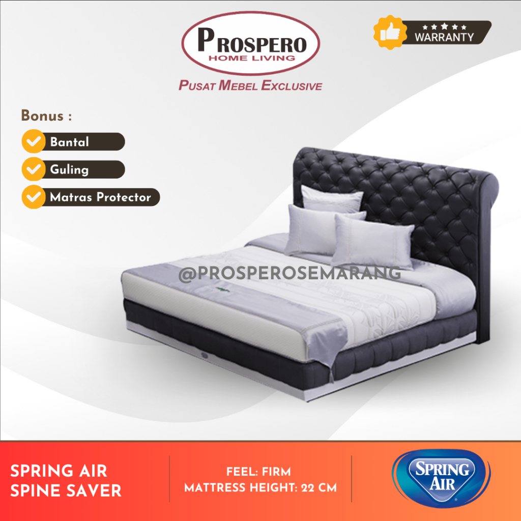 Jual KASUR SPRING AIR SPINE SAVER | SPRINGBED | Shopee Indonesia