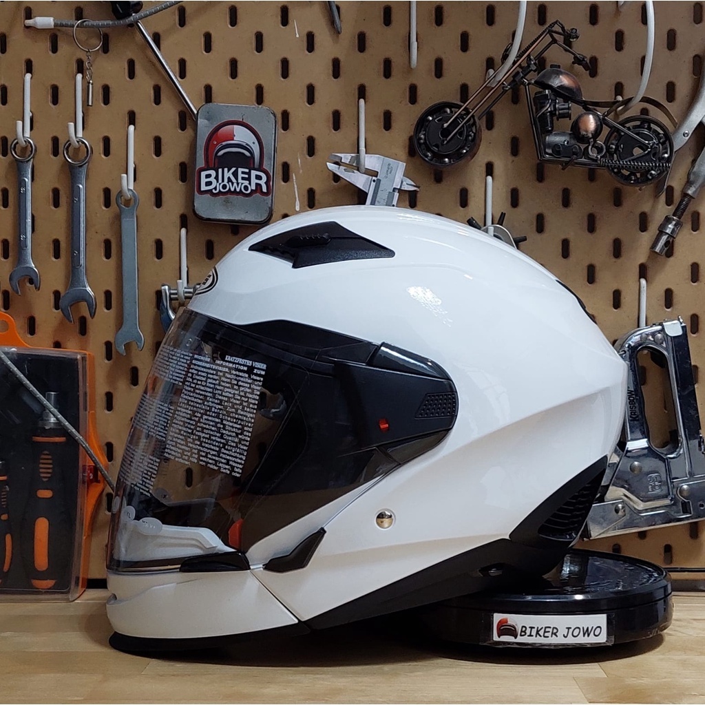 Jual HELM Zeus 611c WHITE Z611C ZS611C Modular HELM ZEUS | Shopee Indonesia