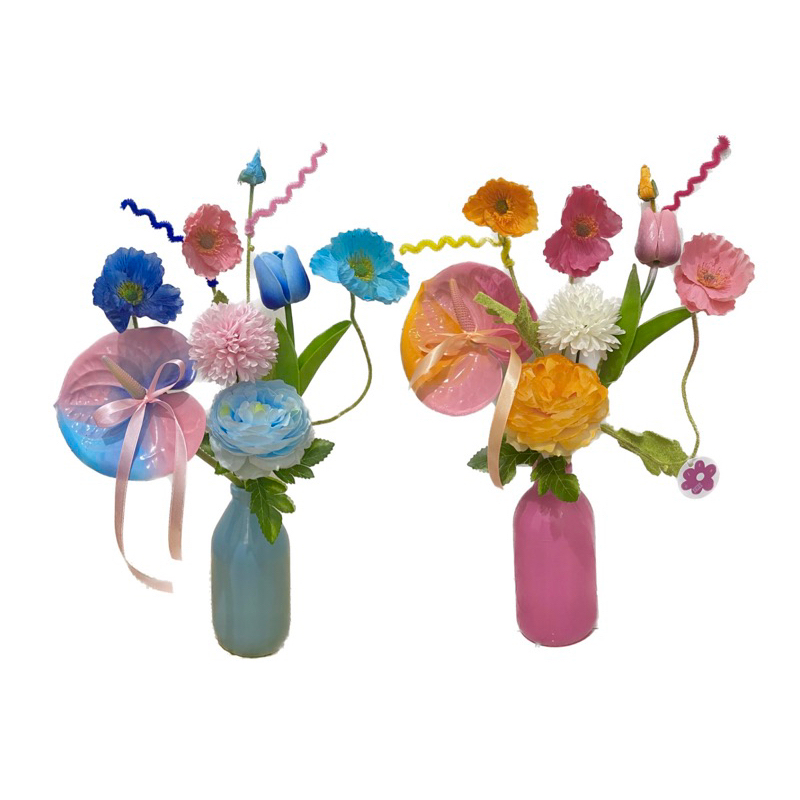 Jual WAJIB JNE (Include Vas) Evelyn bouquet buket bunga vas bunga ...