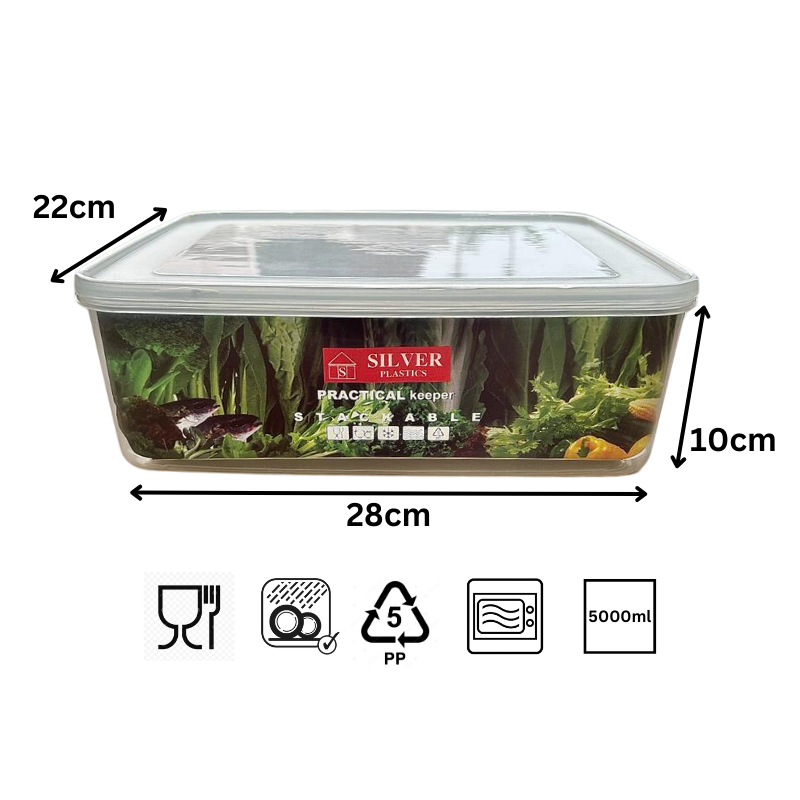 Jual Kotak Donat 5 Liter Food Box Ompreng Multi Pack Serbaguna Lunch ...