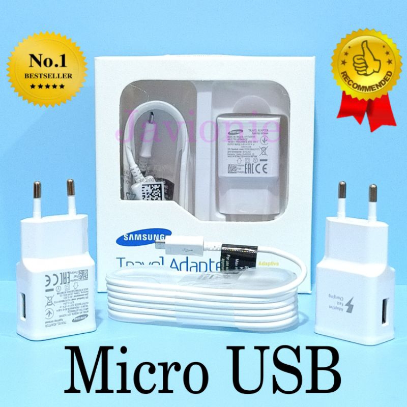 Jual Charger Casan Cas SAMSUNG Galaxy J1 J2 J3 J4 J4+ J5 J6 J6+ J7 J8 J8+ A01 A02 A03 A6 A6+ A7 ...