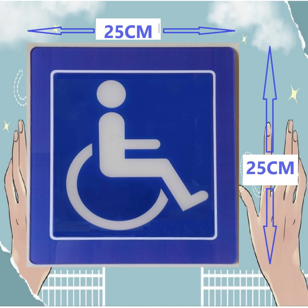 Jual Akrilik Lambang Kursi Roda / Akrilik Rambu Kursi Roda | Shopee ...