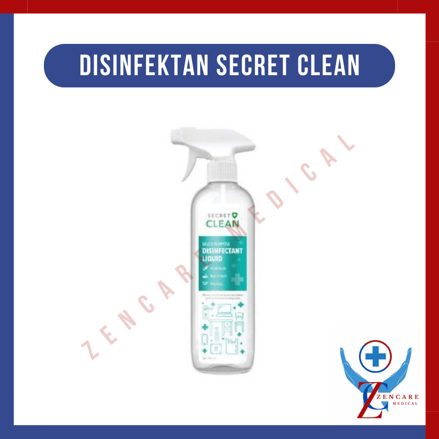 Jual Disinfektan Secret Clean Cair Spray 500 ML ( Multi-Purpose ...