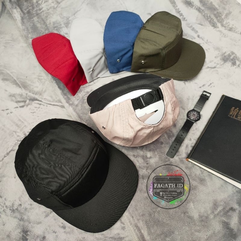 Jual Topi five panel polos topi pria lima panel topi 5 panel | Shopee ...