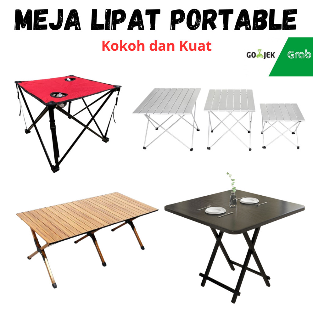 Jual Wartley Meja Lipat Camping Portable Multifungsi Meja Lipat Outdoor ...