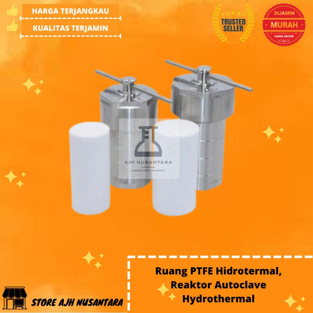Jual Ruang PTFE Hidrotermal, Reaktor Autoclave Hydrothermal - 25Ml ...