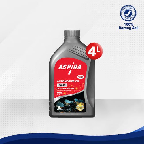 Jual Bundling Oli Mesin Mobil 5W-30 Aspira Oil (1L x 4) | Shopee Indonesia