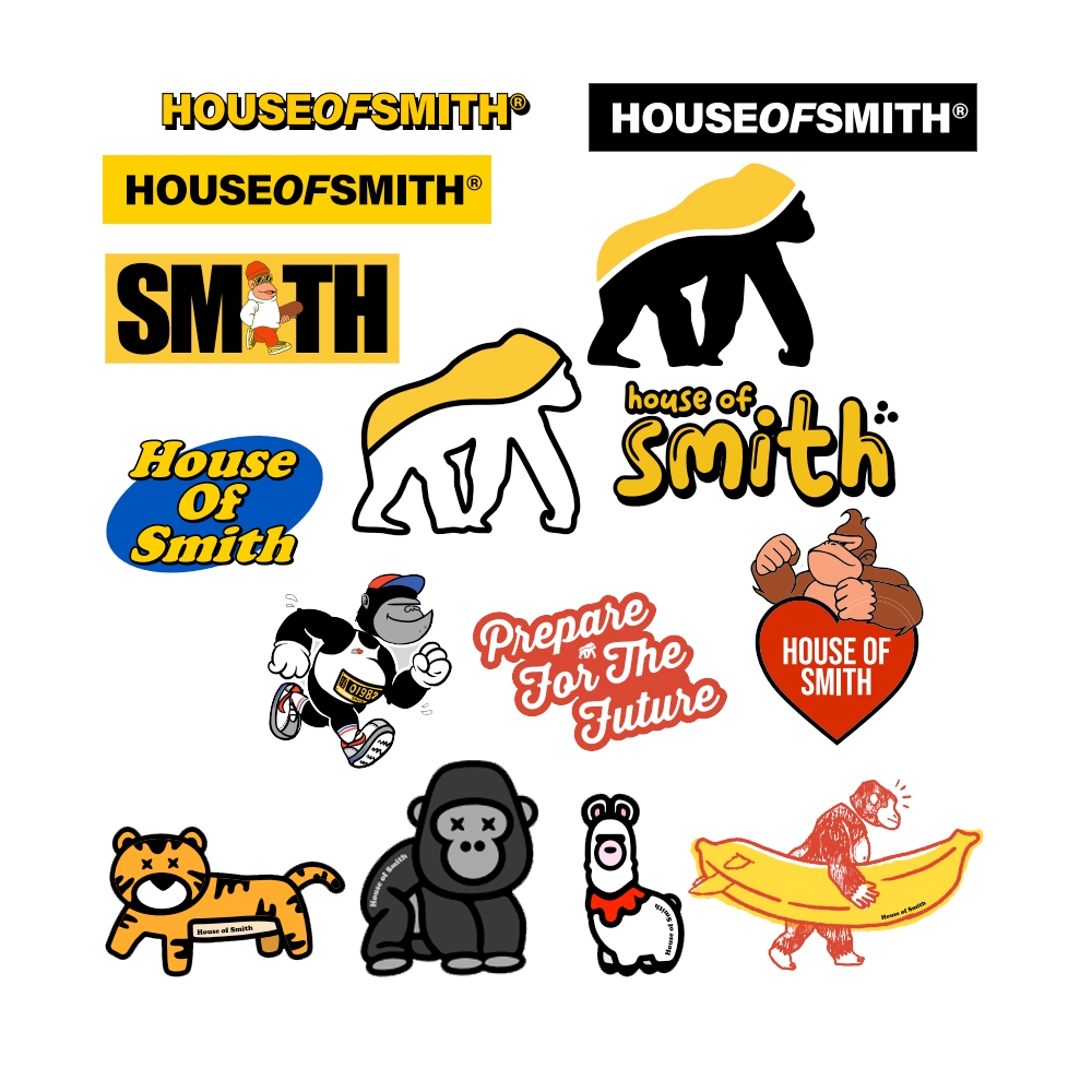 Jual House of Smith PKU Sticker - New Smith Sticker Pack (1 Pack = 15 ...