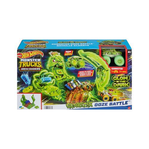 Jual BEYBA Hot Wheels Monster Trucks Arena Smashers Gunkster Ooze ...