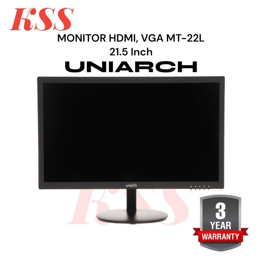 Jual Monitor UNIARCH LED 22 Inch Full HD, HDMI dan VGA, Vesa Support ...