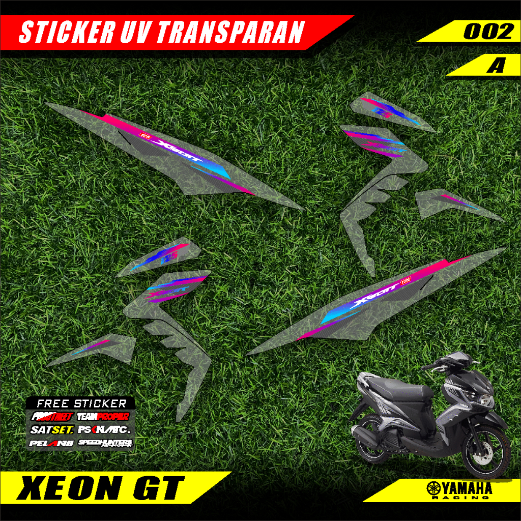 Jual STICKER STRIPING TRANSPARAN YAMAHA XEON GT VARIASI LIST MOTOR ...