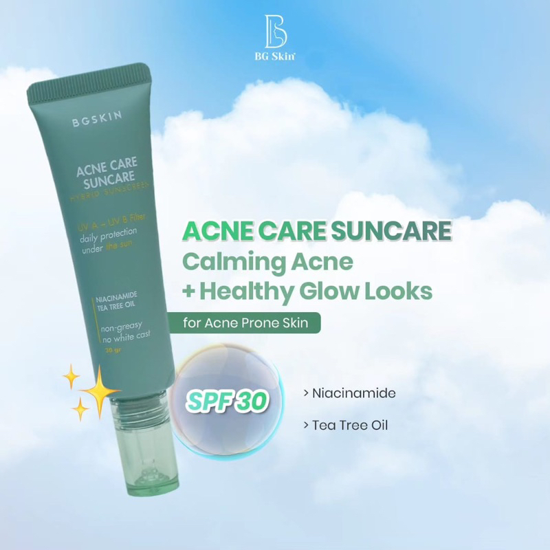 Jual BG SKIN ACNE CARE SUNCARE / SUNSCREEN ACNE ( JERAWAT DAN BRUNTUSAN ...