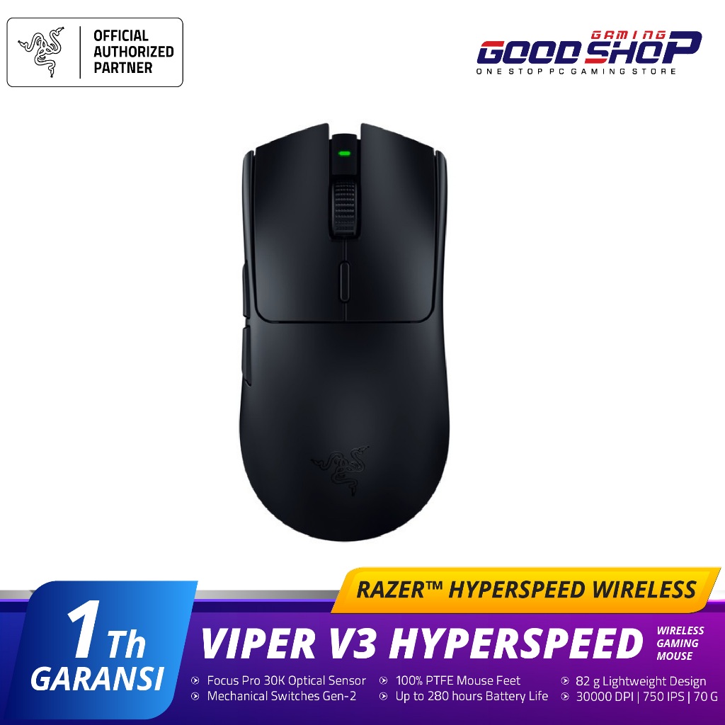 Jual Razer Viper V3 HyperSpeed - Black - Wireless Esports Gaming Mouse ...