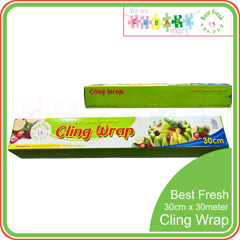 Jual Best Fresh Cling Wrap Lebar 30cm Panjang 30meter Food Grade ...