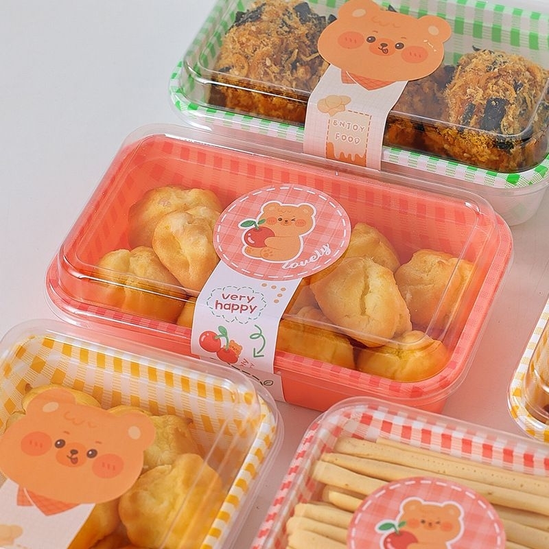 Jual BOX GORENGAN / BOX KUE / BOX MIKA CAKE ISI 10 PCS - PERSEGI ...