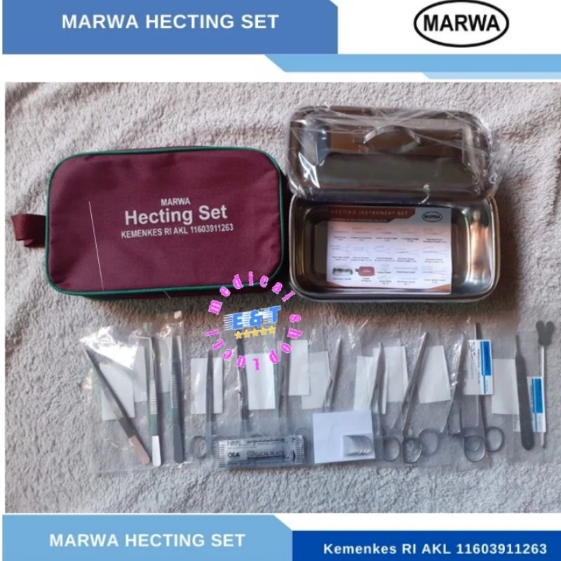 Jual MARWA Hecting set Instrumen set AKL Instrumen set Hecting | Shopee ...