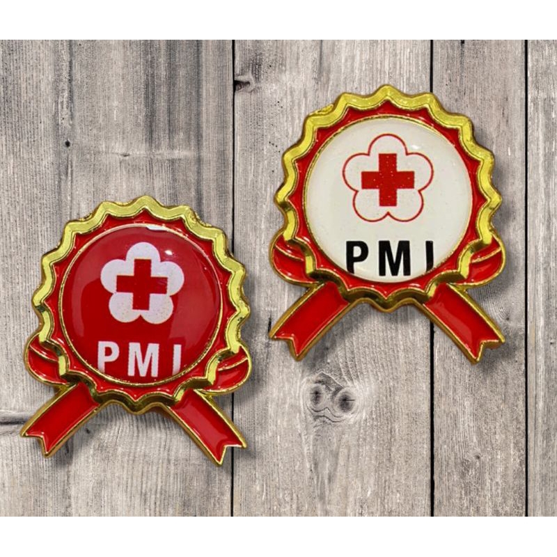 Jual pin bros PMI kuningan- pin Palang Merah Indonesia | Shopee Indonesia