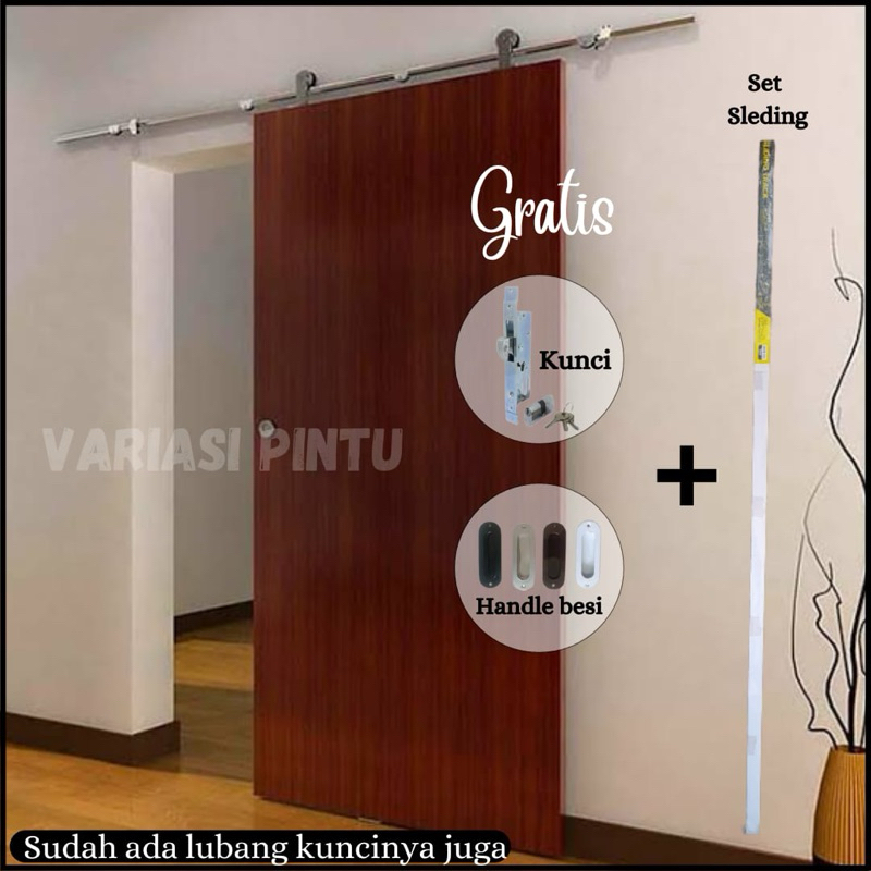 Jual READY SATU SET PINTU SLEDING SIAP PASANG / PINTU GESER / PINTU ...