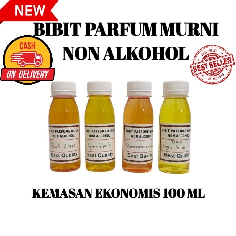 Jual BIBIT PARFUM 100 ML MURNI NON ALKOHOL MURAH. BISA UNTUK ROLL ON ...