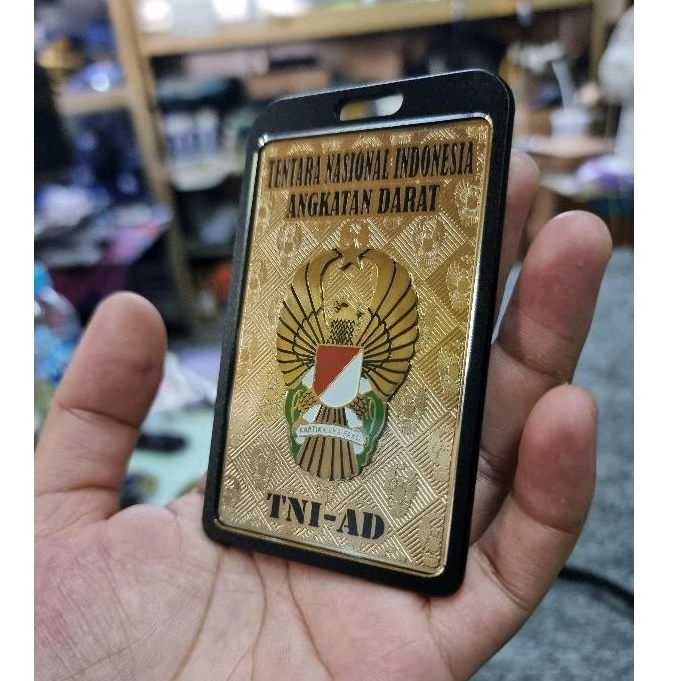 Jual plat id custom nama TNI AD | Shopee Indonesia