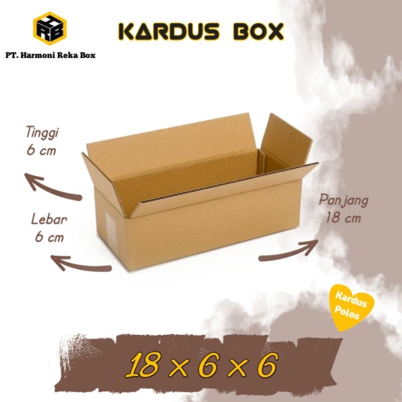 Jual Kardus/Box Packing Paket Kecil Polos Ukuran 18x6x6 cm | Shopee ...