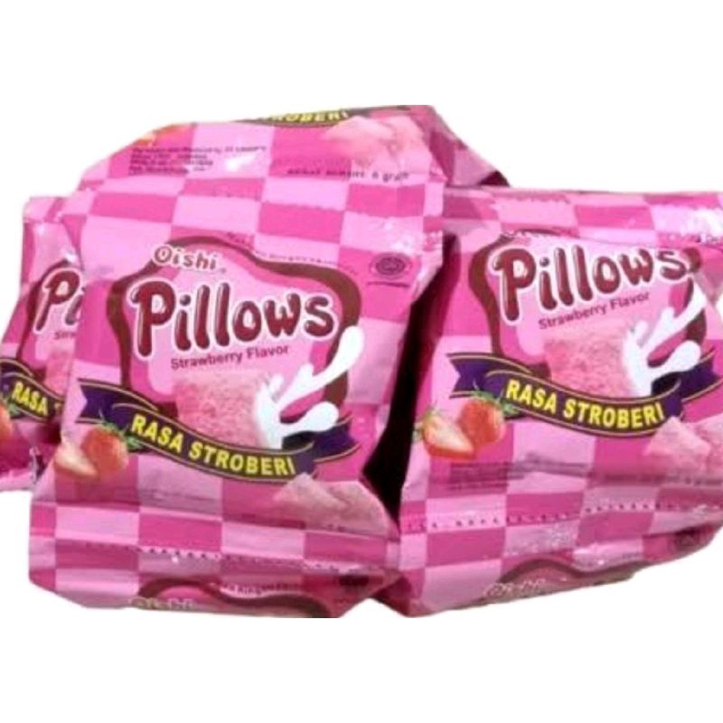 Jual Snack Oishi PILLOWS ANEKA RasA 6-12 gram (1 renceng isi 10 pcs ...