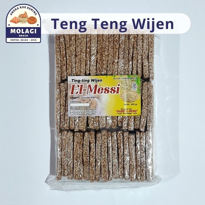 Jual Ting Ting Wijen El-Messi Probolinggo (isi 115 pcs) / Enting Jipang ...