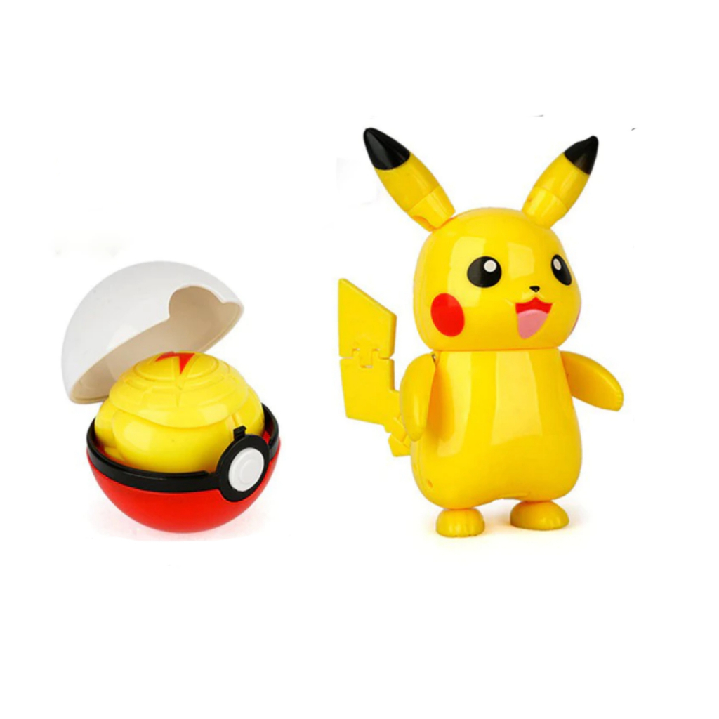 Jual Mainan Figure Pokemon Pokeball / Pokemon Ball / Pokemon Figure Deformation / Pokemon ...