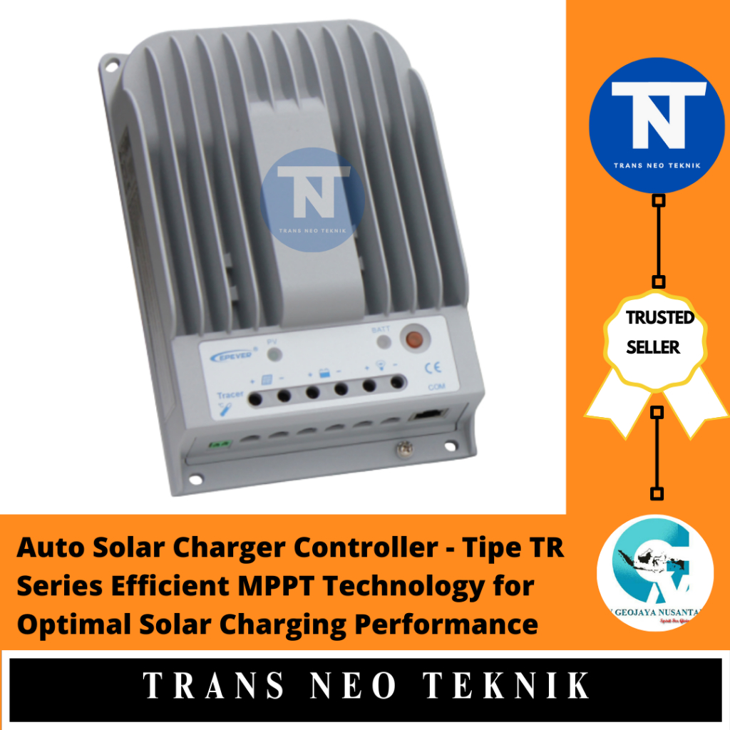 Jual Auto Solar Charger Controller - Tipe TR Series Efficient MPPT ...