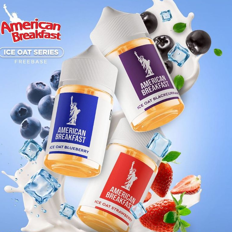 Jual American Breakfast 60ml 3mg 6mg Freebase Ice Oat Blackcurrant ...