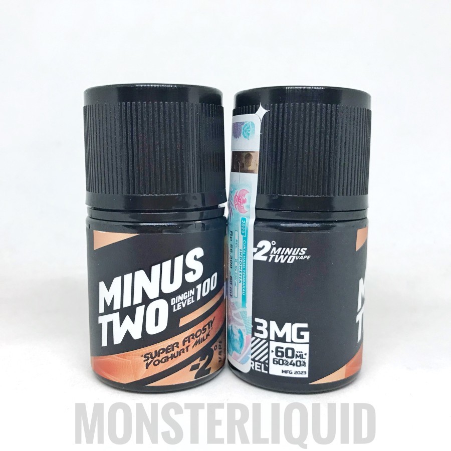 Jual MINUS TWO V4 SUPER FROSTY YOGHURT MILK BY VAPE PACKERS 3MG 60ML | Shopee Indonesia