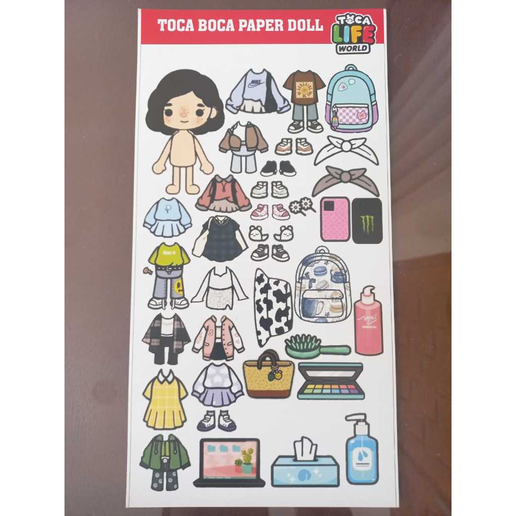 Jual TOCA BP BPAN paper dolls house CHARACTER/KARAKTER mainan edukasi ...