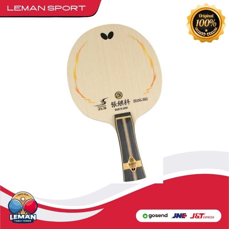 Jual Kayu Bet Butterfly Zhang Jike Super ZLC Handle FL & ST / Kayu Bet Pingpong Tenis Meja ...